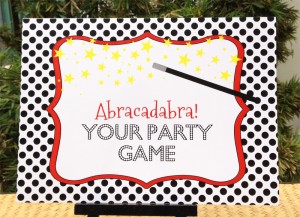 MAGIC Party Printables - Complete Birthday Party Collection