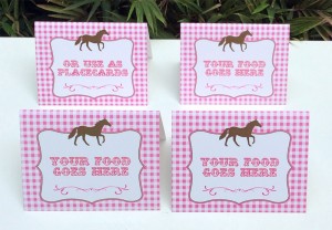 Horse Birthday Party Printable Templates | Pony Party Theme