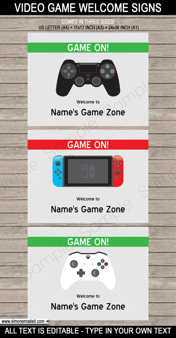 Video Game Birthday Party Themes | Playstation, Nintendo Switch, Xbox