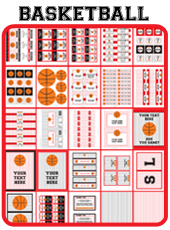 Basketball Party Printables Archives | SIMONEmadeit Party Printables