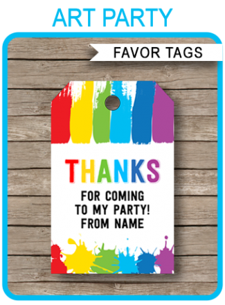 Fortnite Party Favor Tags Template | Printable Fortnite Thank You Tags