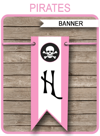 Pirate Party Printables, Invitations & Decorations templates | Birthday ...