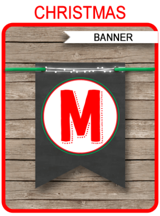 Christmas Party Printables - SIMONEmadeit Parties