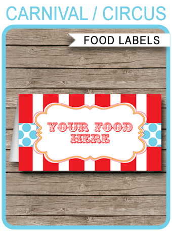 Paper & Party Supplies Edit Text in Adobe Reader Circus Party Name ...