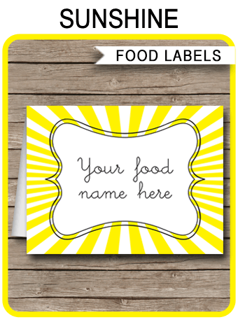 Paper & Party Supplies Invitations & Announcements Editable Sunshine ...