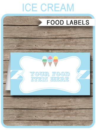 Ice Cream Party Printables Archives - SIMONEmadeit Parties
