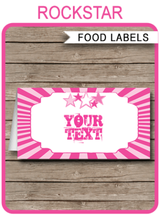 Karaoke / Rockstar Birthday Party Printables - SIMONEmadeit Parties