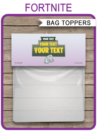 Fortnite Birthday Party Printables - SIMONEmadeit Parties