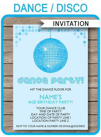 Line Dance Party Invitations Dance Party | Send Online Instantly