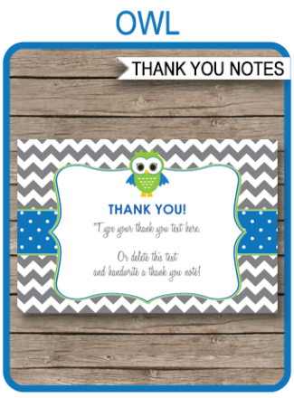 Owl Birthday Party Printables - SIMONEmadeit Parties