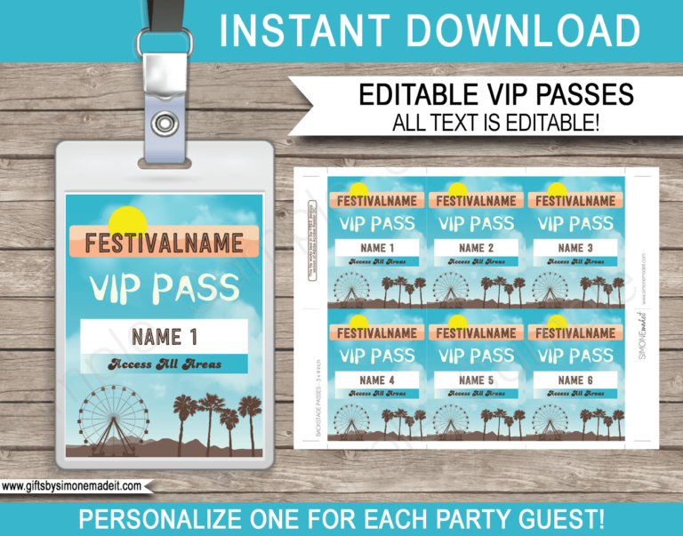Stagecoach Theme VIP Passes | Country Music Festival | Birthday